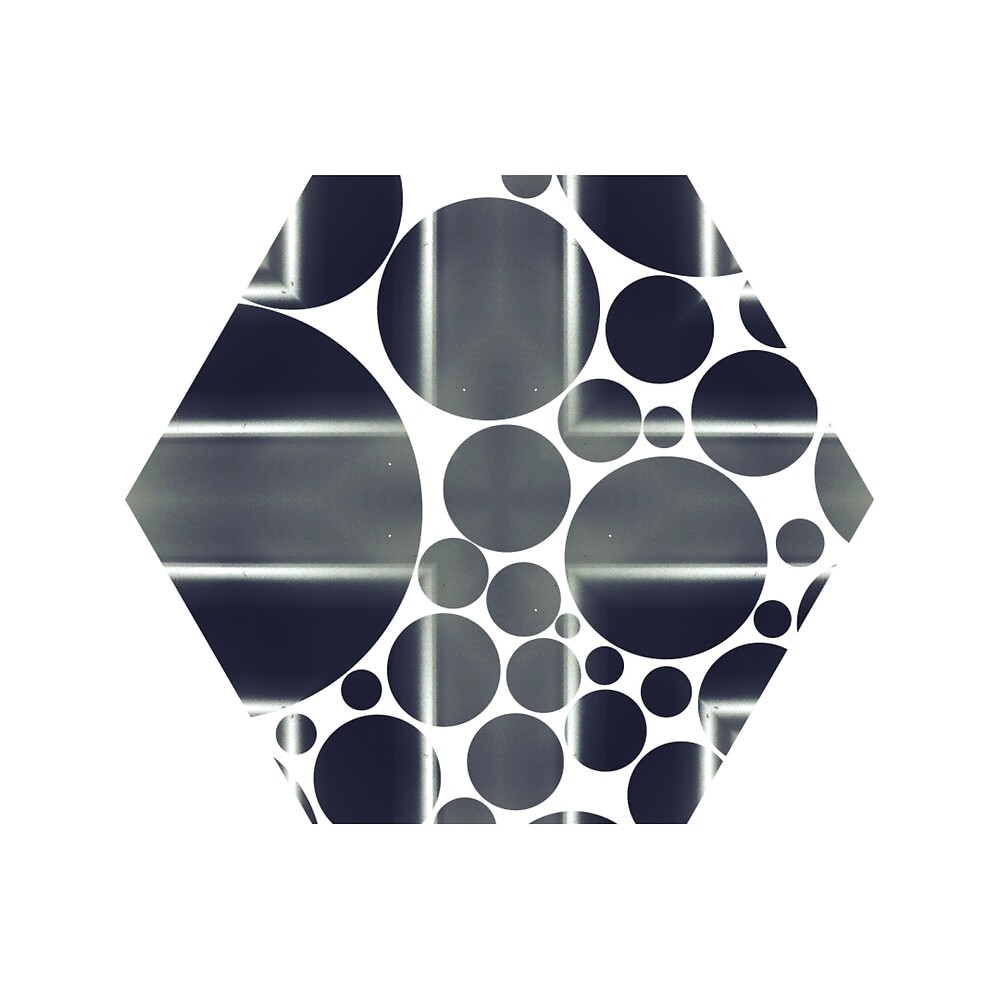 "Spot and Dot Hex Cross" by lyndseyart | Redbubble