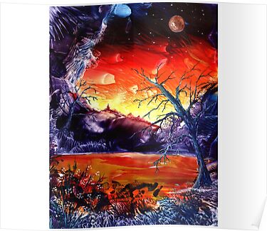 "Red Hot Tree Spirit" by Caroline Senior | Redbubble