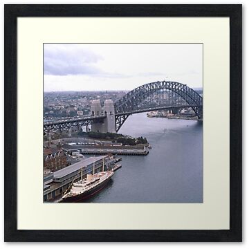 "Circular Quay (West), The Rocks & Royal Yacht Britannia, Sydney 1963 ...