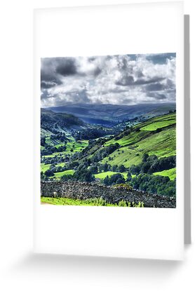 "View of Swaledale" by Sandra Cockayne | Redbubble