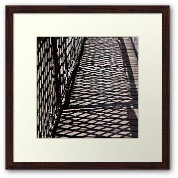 "Suspended Bridge shadow Patterns" by phil decocco | Redbubble