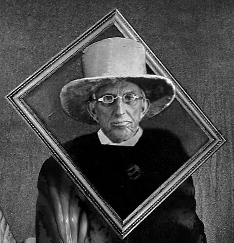 "The Ghost of Lucien Freud." by Andrew Nawroski | Redbubble